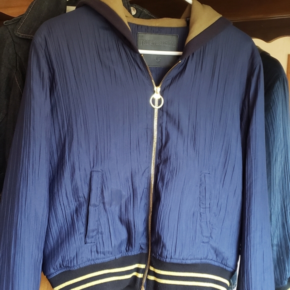 True Religion | Jackets & Coats | Y2k True Religion Bomber Jacket ...